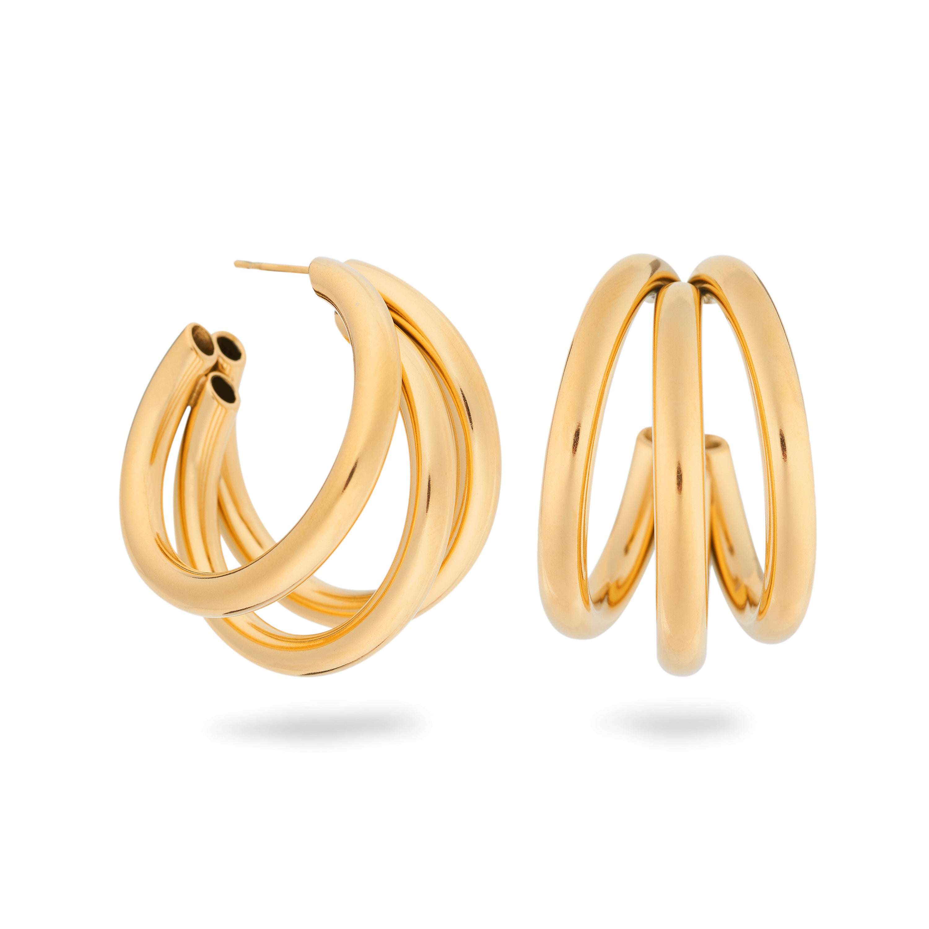 Grace Hoops Gold | MAARI STUDIOS